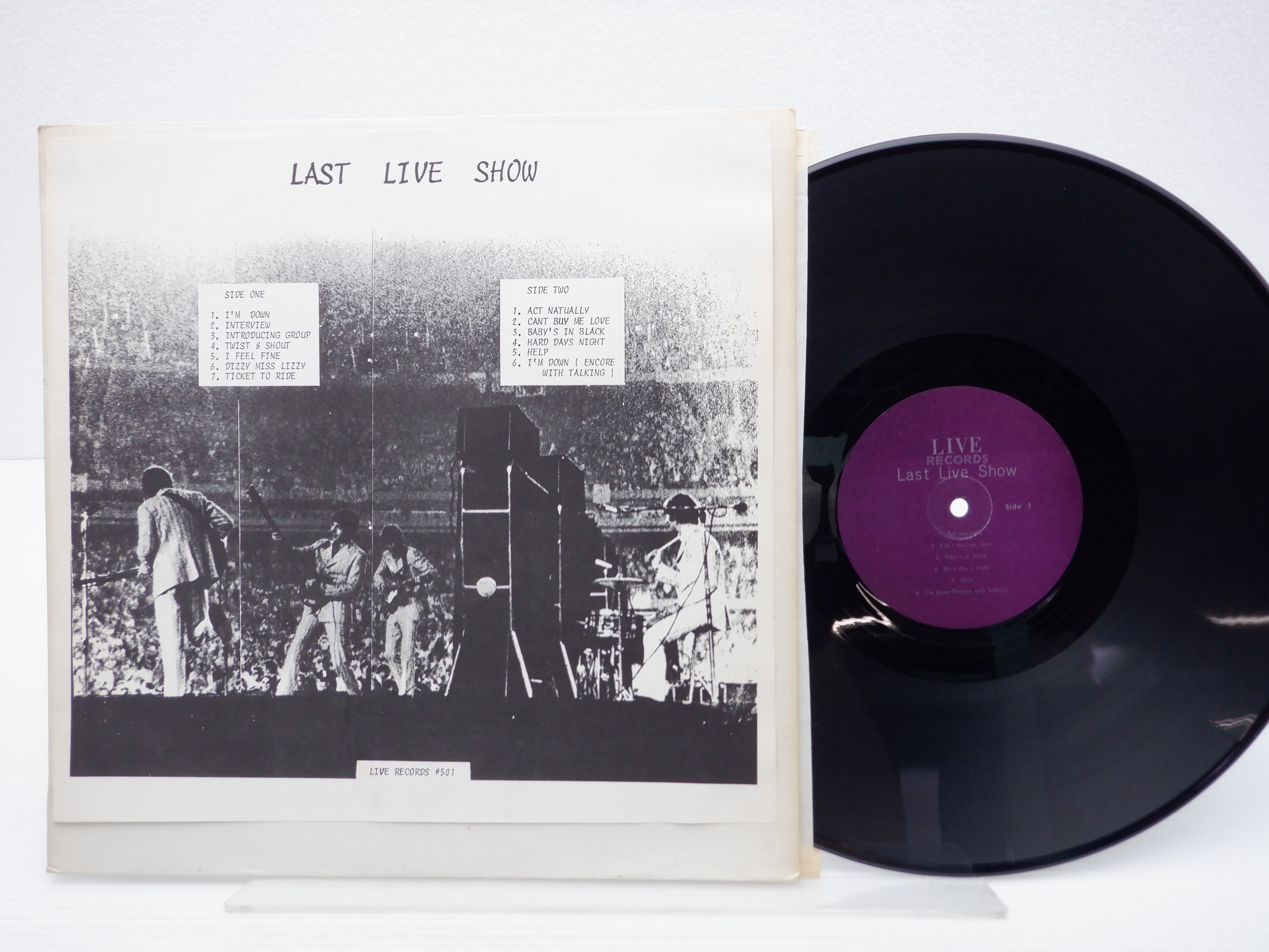 Yahoo!オークション - 【ブート盤】The Beatles「LAST LIVE SHOW」LP(D...
