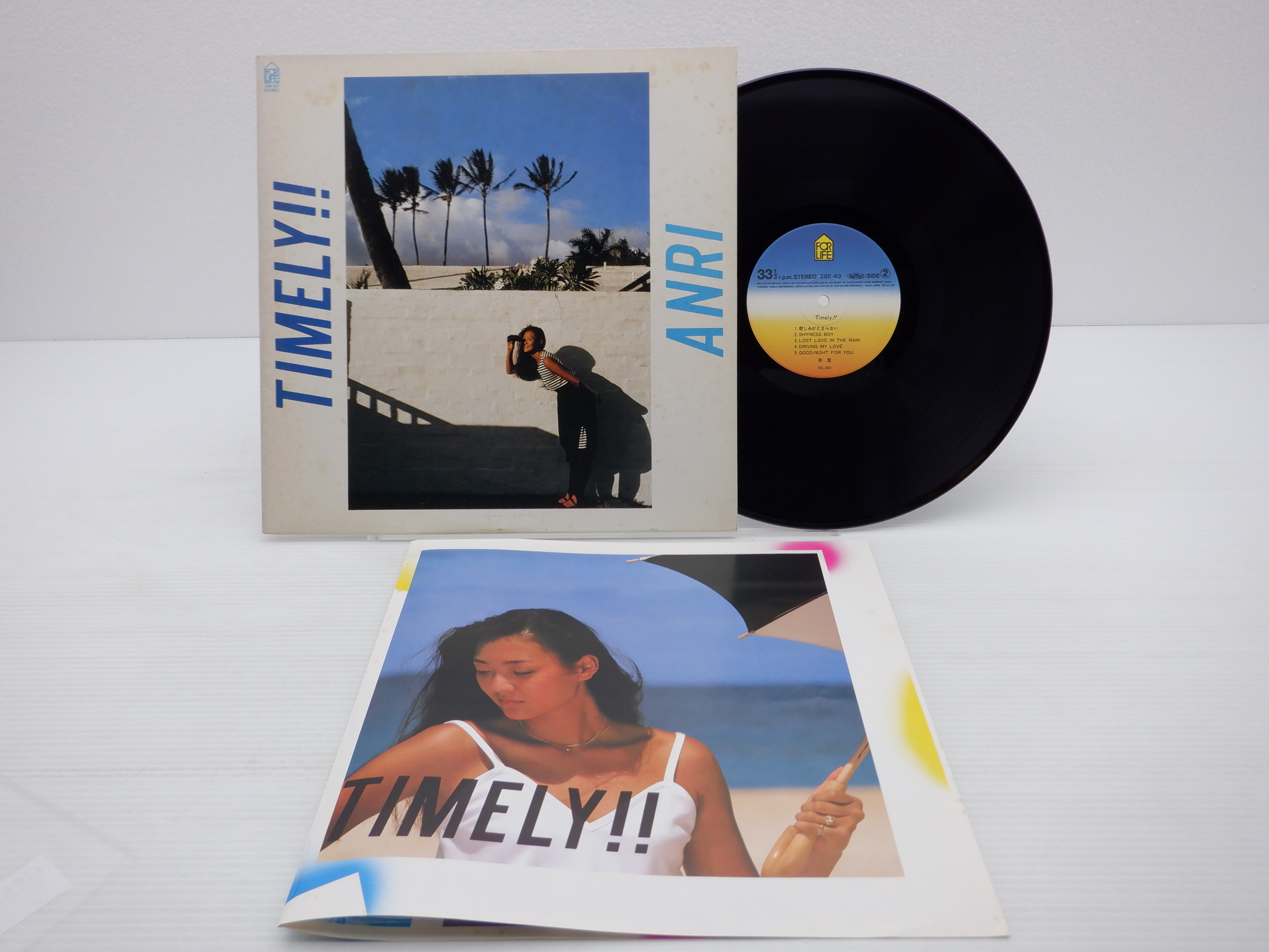 代購代標第一品牌－樂淘letao－杏里「Timely!!(タイムリー!!)」LP（12インチ）/For Life Records(28K-63 ...