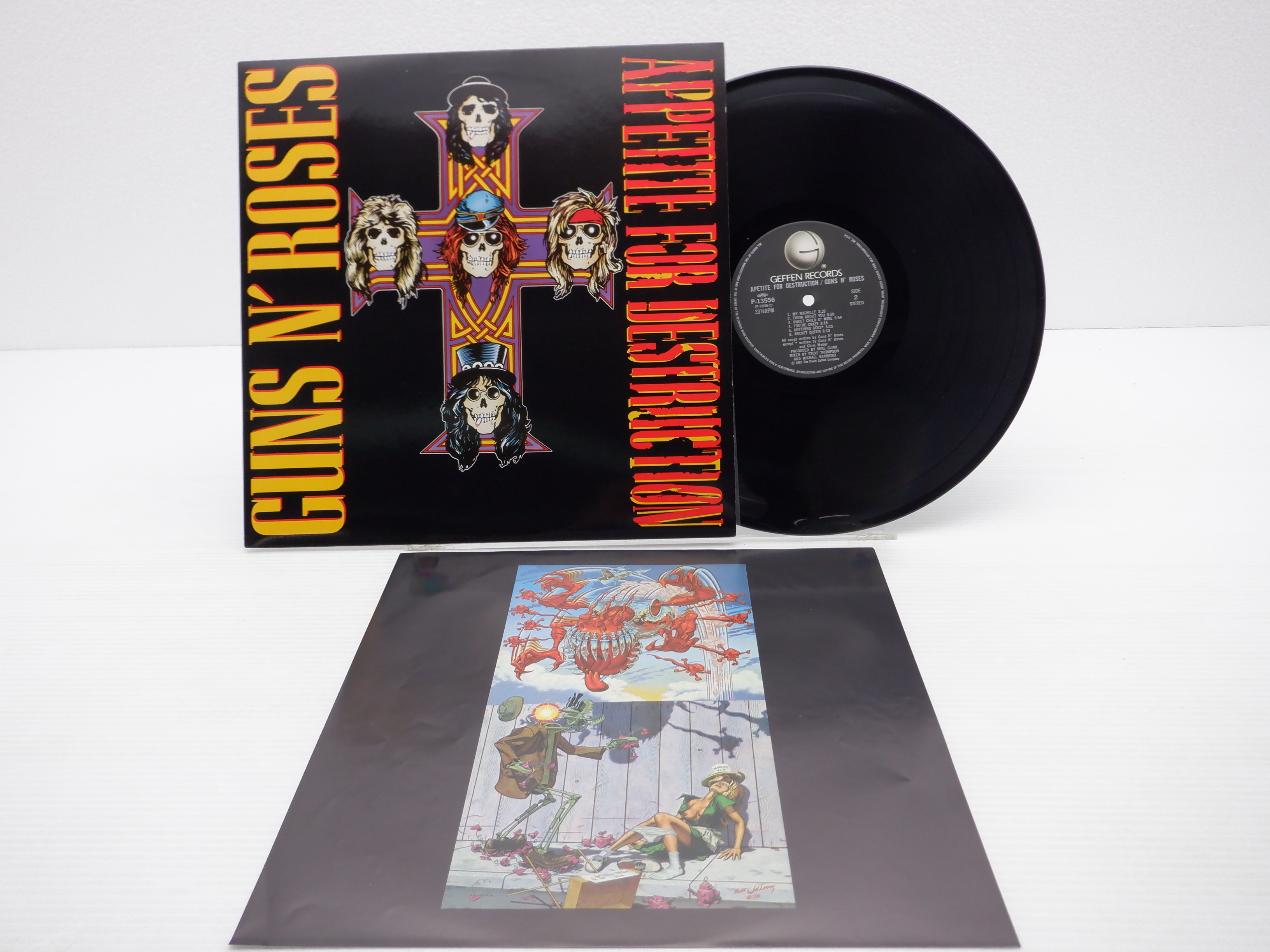 代購代標第一品牌－樂淘letao－Guns N Roses(ガンズ・アンド・ローゼズ)「Appetite For Destruction」LP（12インチ）/Geffen Records(P ...