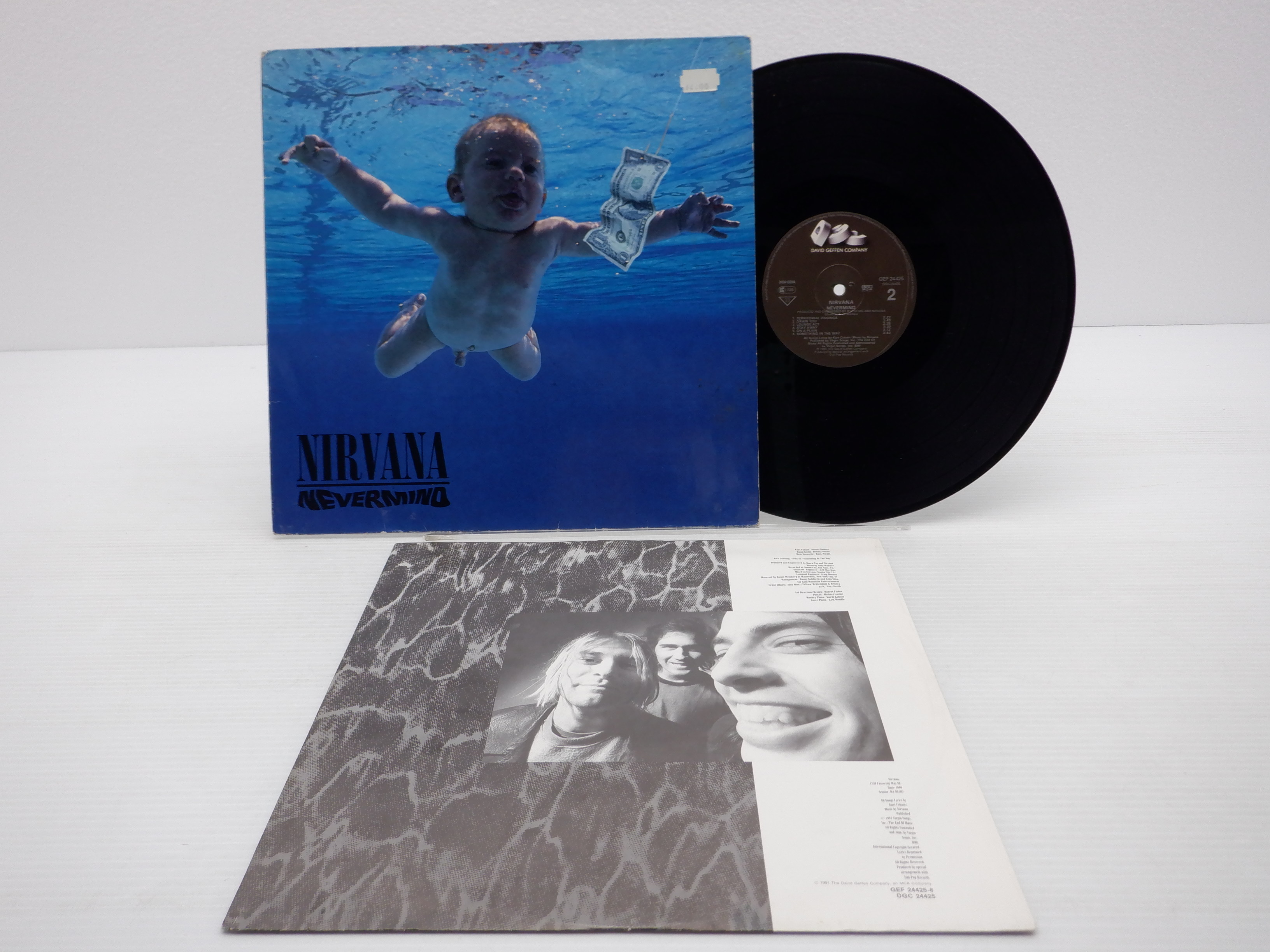 代購代標第一品牌－樂淘letao－Nirvana(ニルヴァーナ)「Nevermind」LP（12インチ）/DGC(GEF 24425)/洋楽ロック