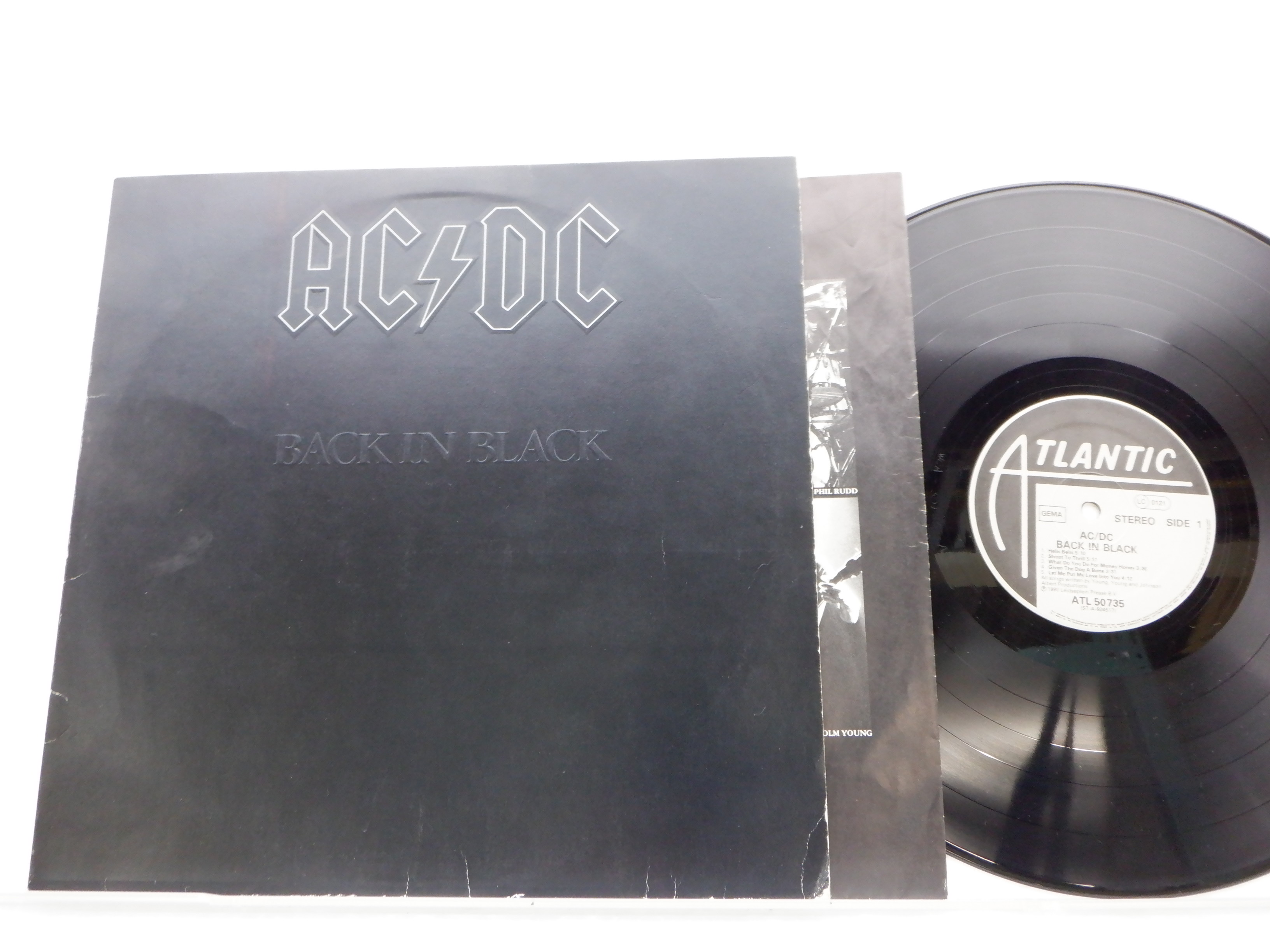 代購代標第一品牌－樂淘letao－AC/DC「Back In Black」LP（12インチ）/Atlantic(ATL 50 735)/Rock