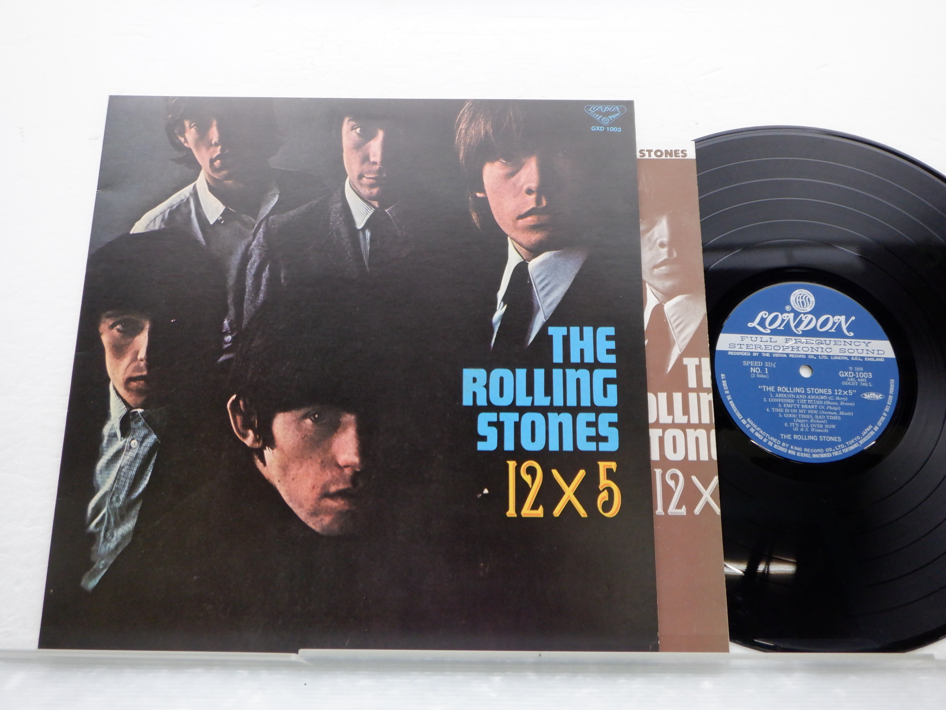 【やや傷や汚れあり】The Rolling Stones「12 X 5」LP（12インチ）/London Records(GXD 1003)/洋楽ロックの落札情報詳細 - Yahoo ...