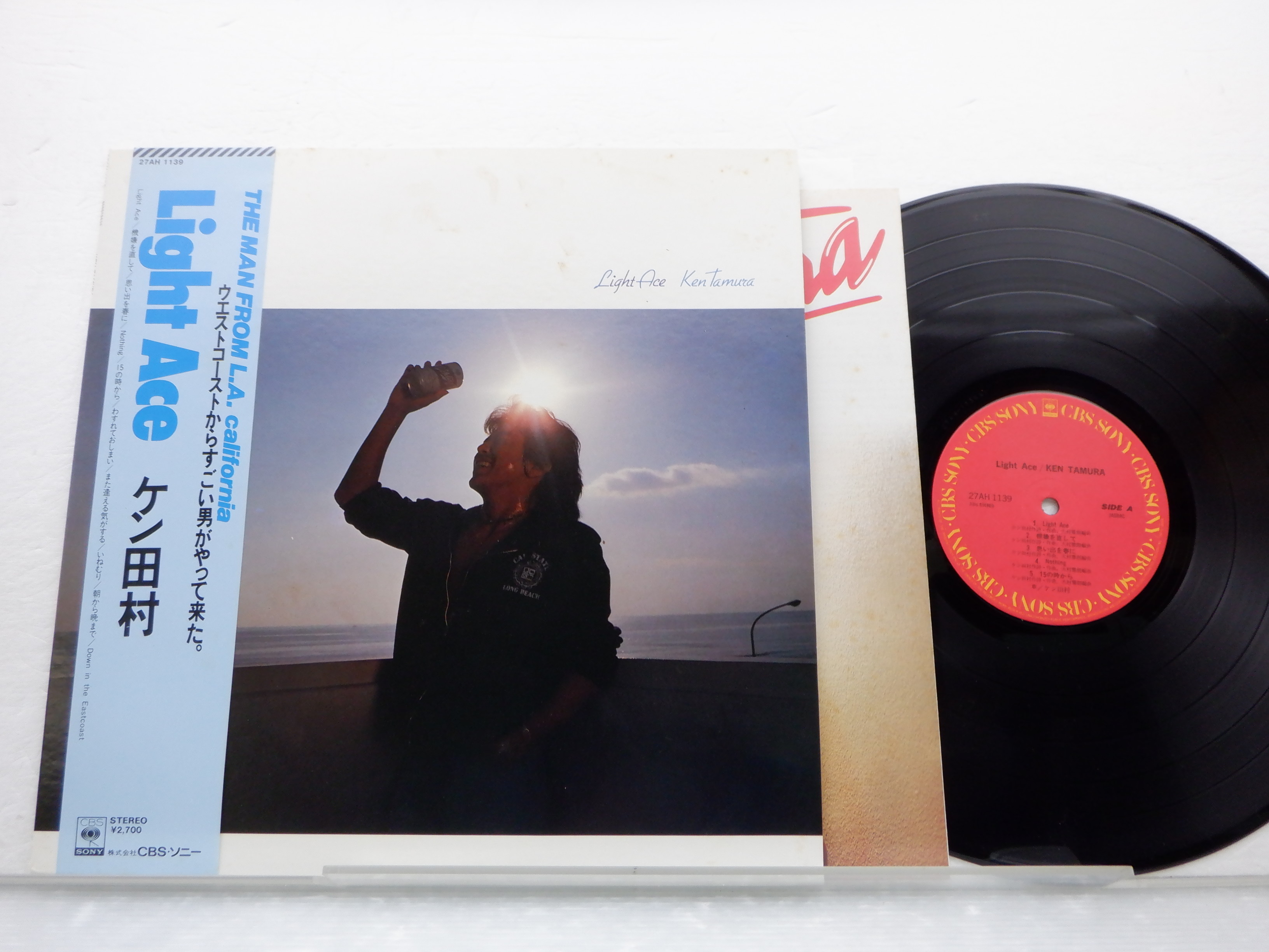 代購代標第一品牌－樂淘letao－ケン田村「Light Ace」LP（12インチ）/CBS/Sony(27AH 1139)/邦楽ポップス