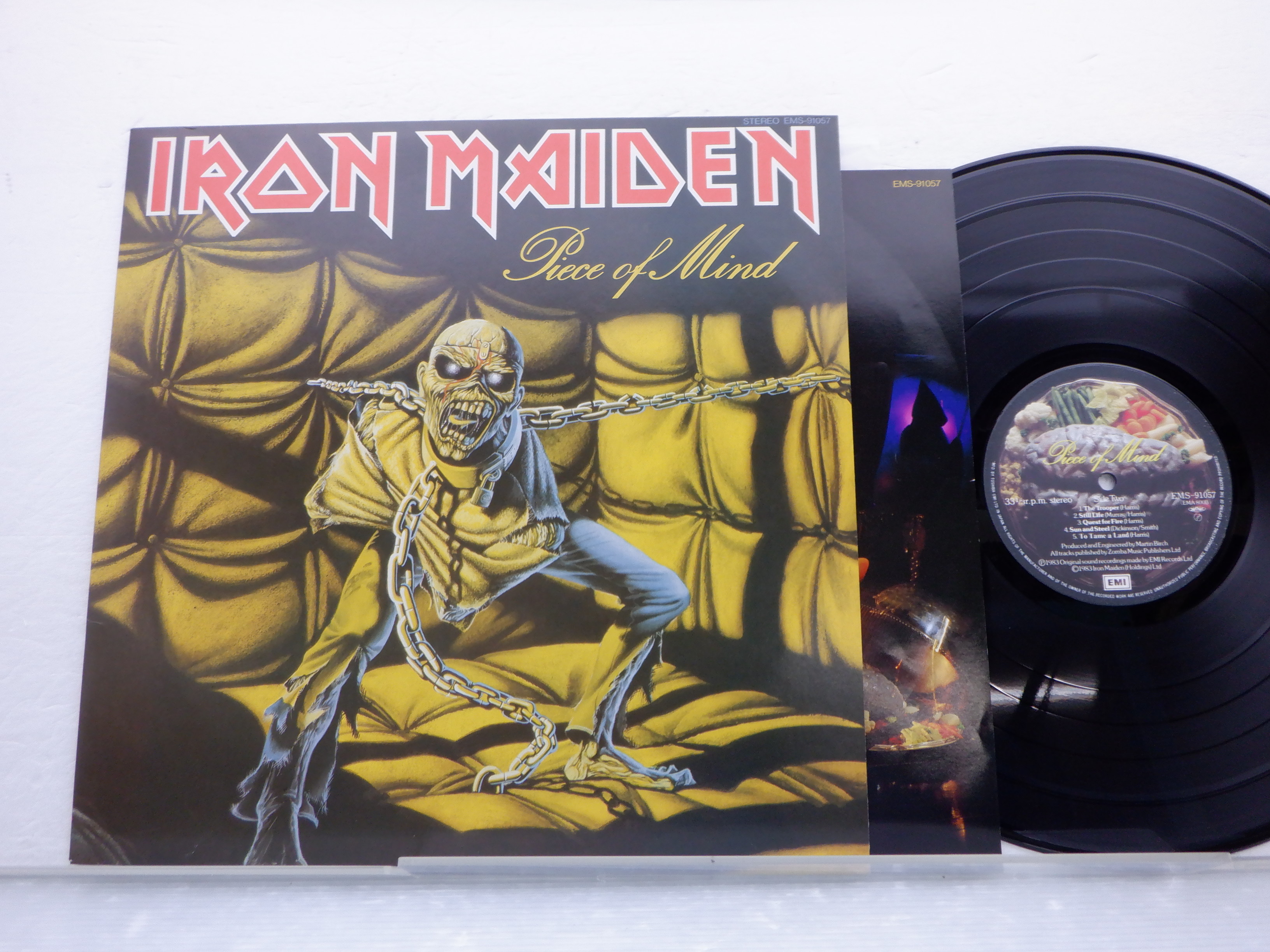 代購代標第一品牌－樂淘letao－Iron Maiden(アイアン・メイデン)「Piece Of Mind(頭脳改革)」LP（12インチ）/EMI Records(EMS-91057)/ロック