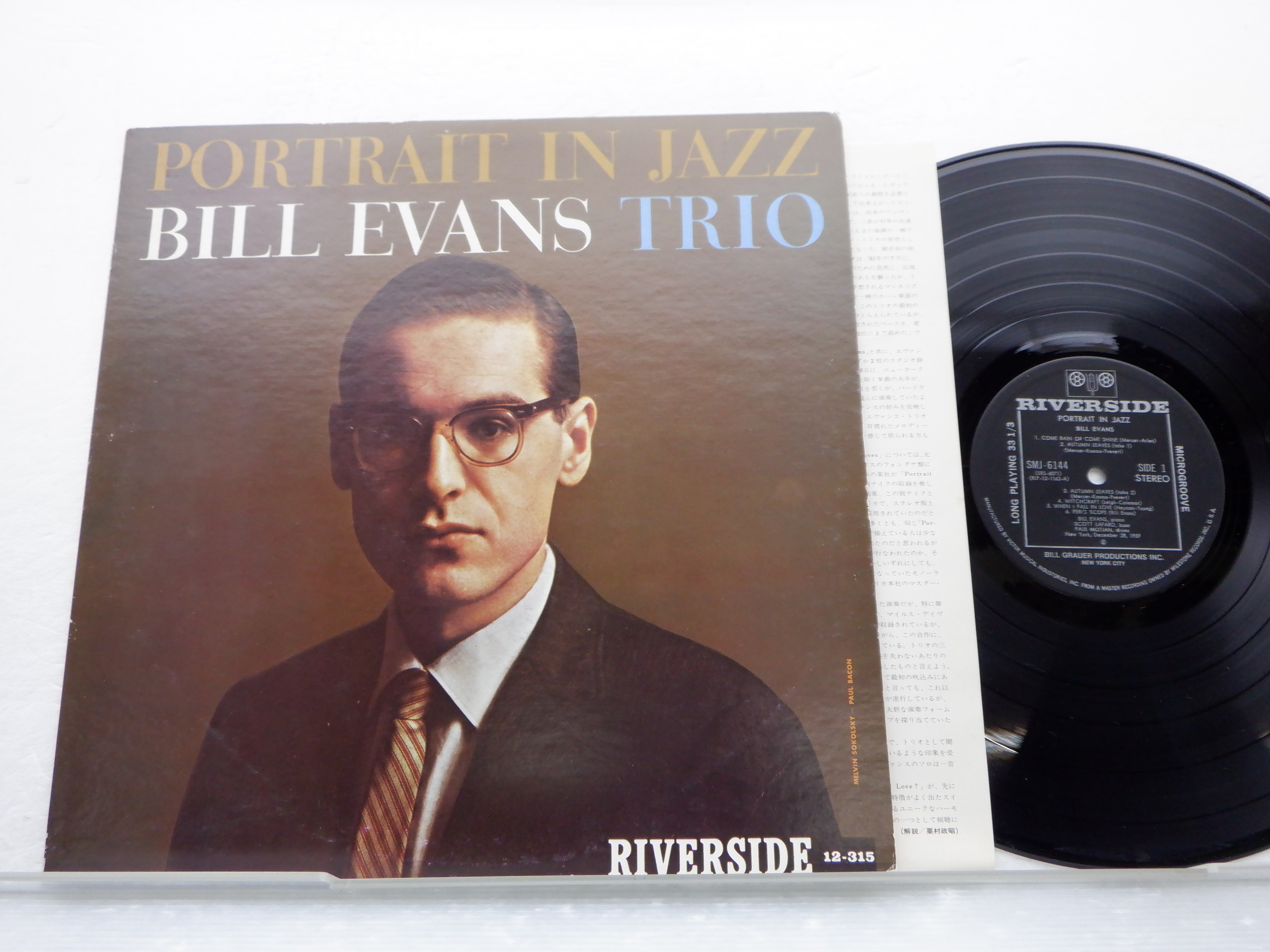 代購代標第一品牌－樂淘letao－Bill Evans Trio「Portrait In Jazz(ポートレイト・イン・ジャズ)」LP（12インチ）/Riverside Records(SMJ ...