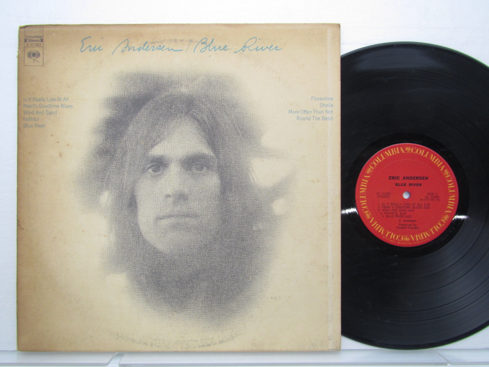 【やや傷や汚れあり】Eric Andersen「Blue River」LP（12インチ）/Columbia(KC 31062)/洋楽ロックの落札情報詳細 - Yahoo!オークション落札価格 ...