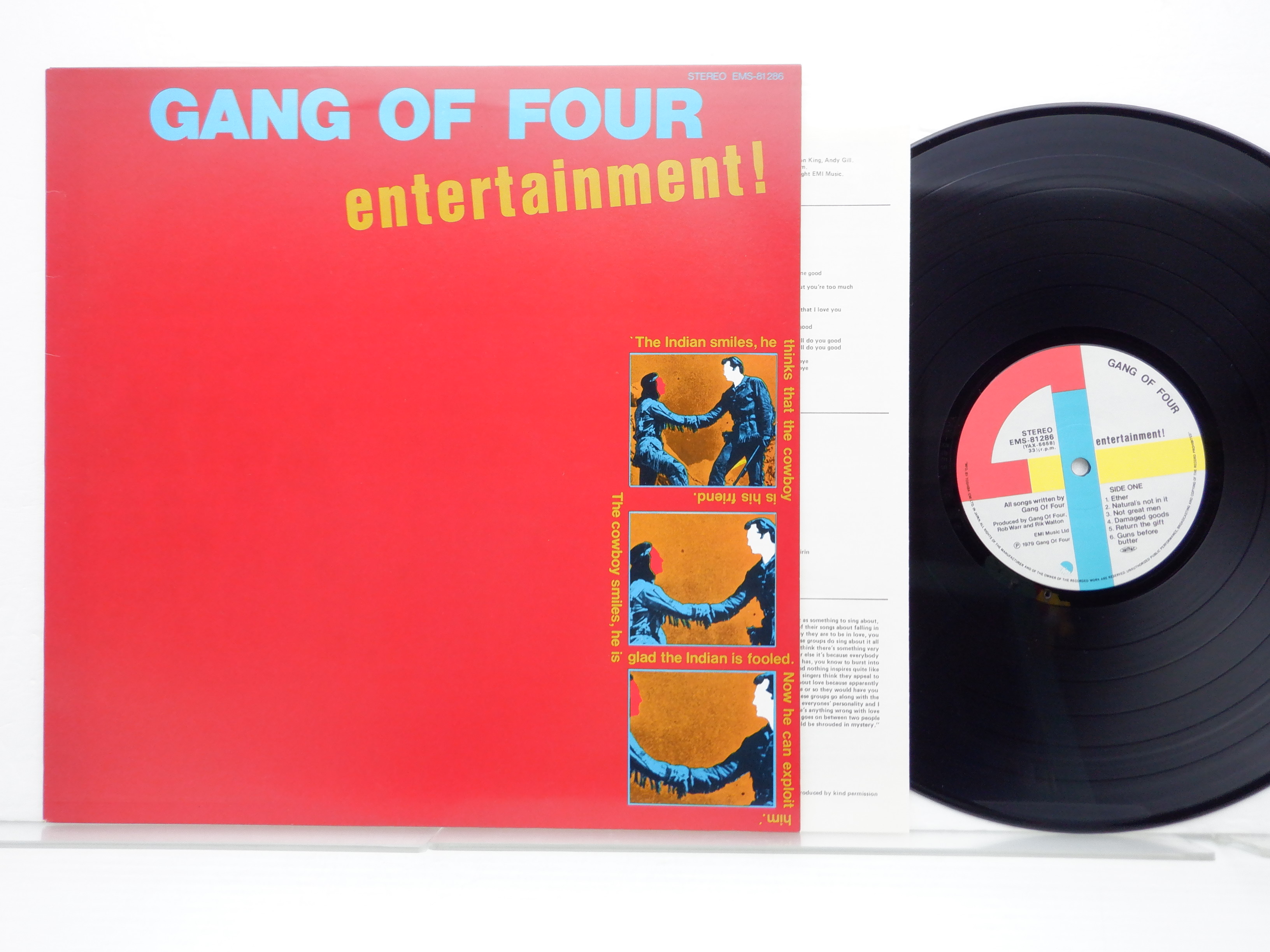 日本代購代標第一品牌【樂淘letao】－Gang Of Four「Entertainment!」LP（12インチ）/EMI(EMS-81286)/Rock