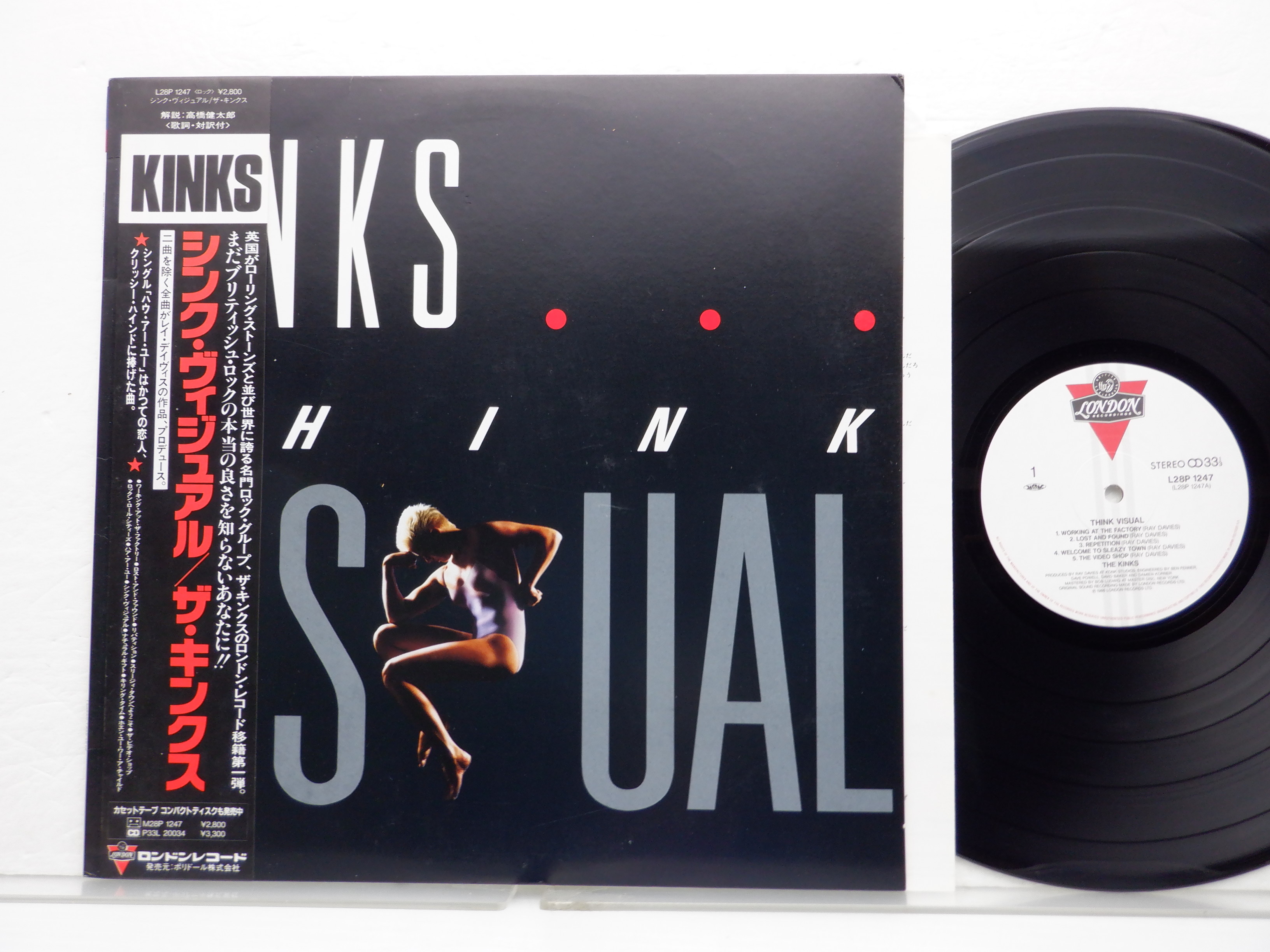 日本代購代標第一品牌【樂淘letao】－The Kinks(キンクス )「Think Visual(シンク・ヴィジュアル)」LP（12インチ）/London Records(L28P 1247 ...