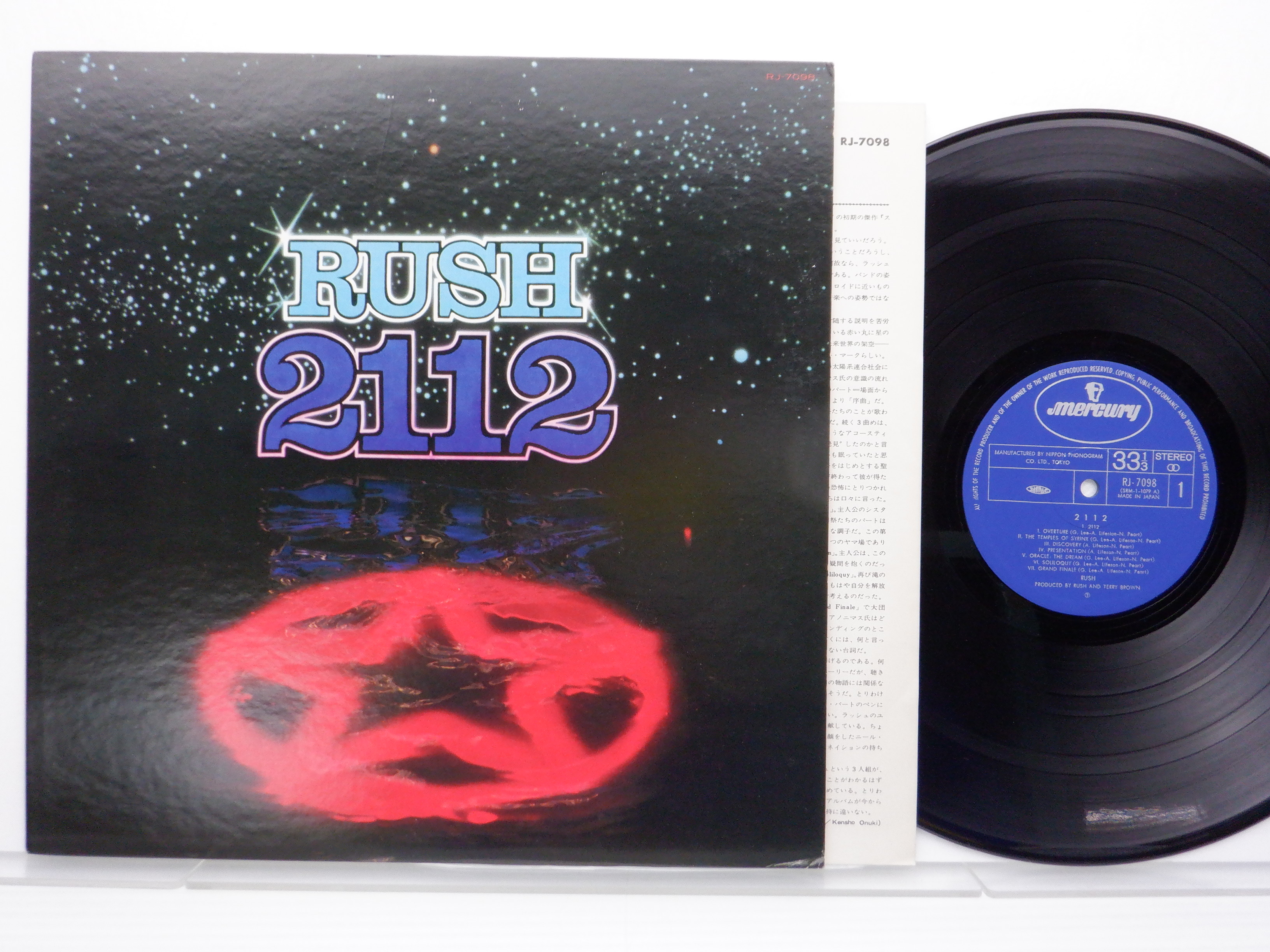 日本代購代標第一品牌【樂淘letao】－Rush(ラッシュ)「2112」LP（12インチ）/Mercury(RJ-7098)/ロック