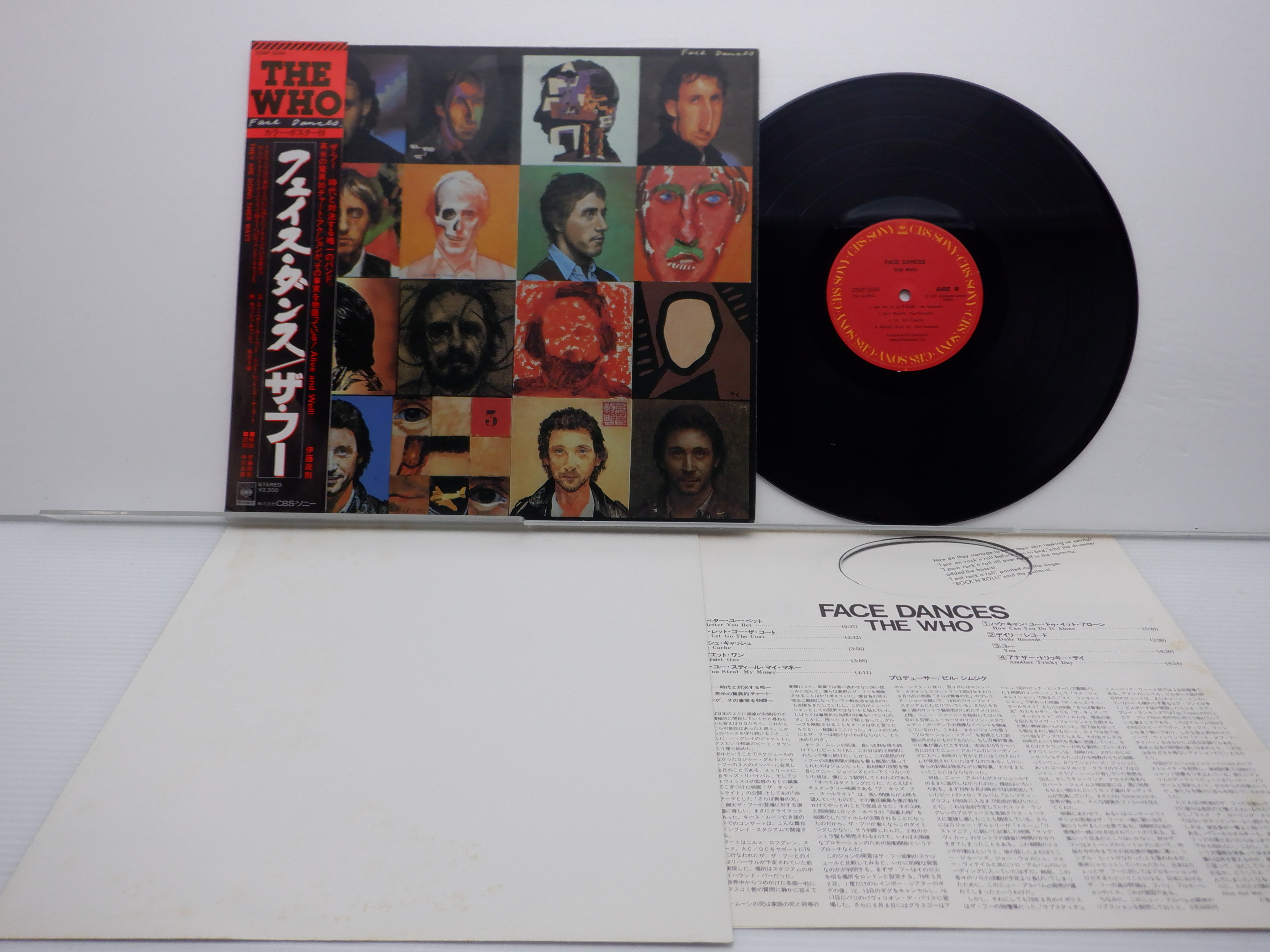 日本代購代標第一品牌【樂淘letao】－The Who「Face Dances」LP（12インチ）/CBS/Sony(25AP 2034)/洋楽ロック