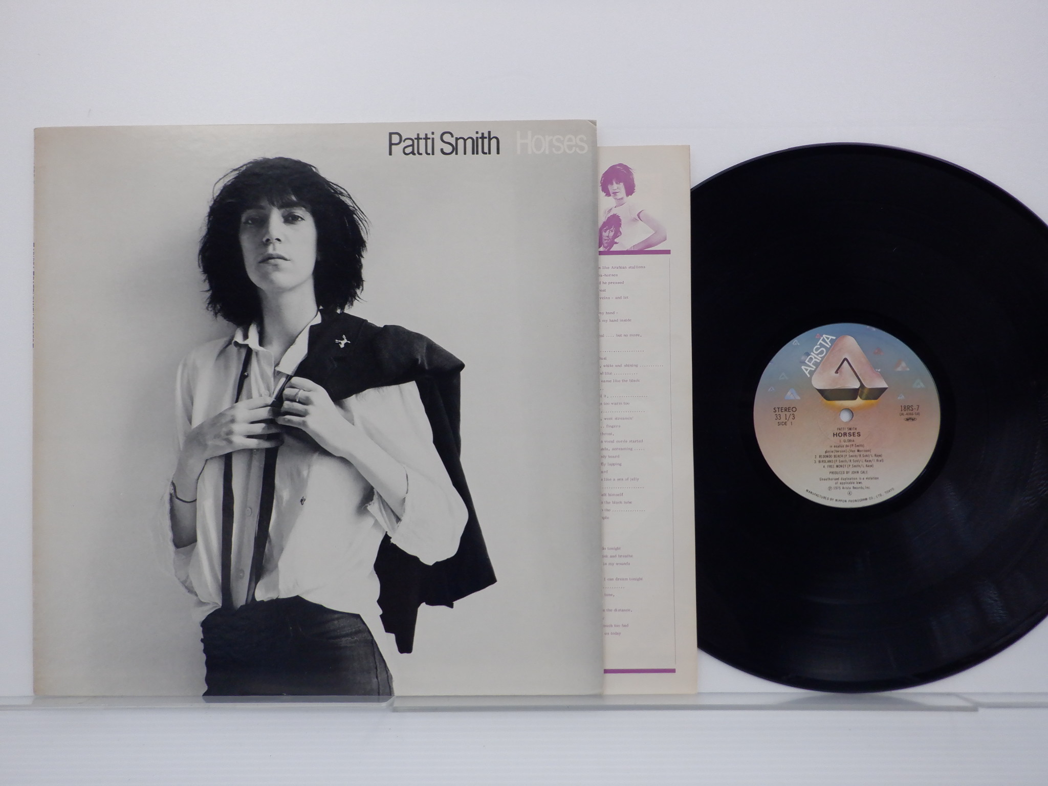 日本代購代標第一品牌【樂淘letao】－Patti Smith「Horses」LP（12インチ）/Arista(18RS-7)/洋楽ロック