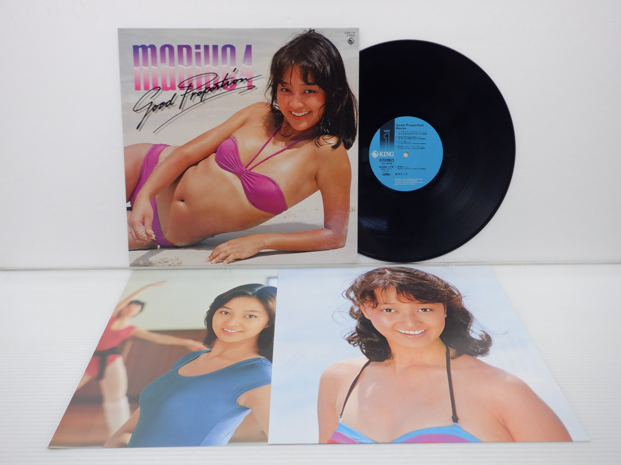 日本代購代標第一品牌【樂淘letao】－倉田まり子「Good Proportion」LP（12インチ）/King Records(K28A-178)/邦楽ポップス