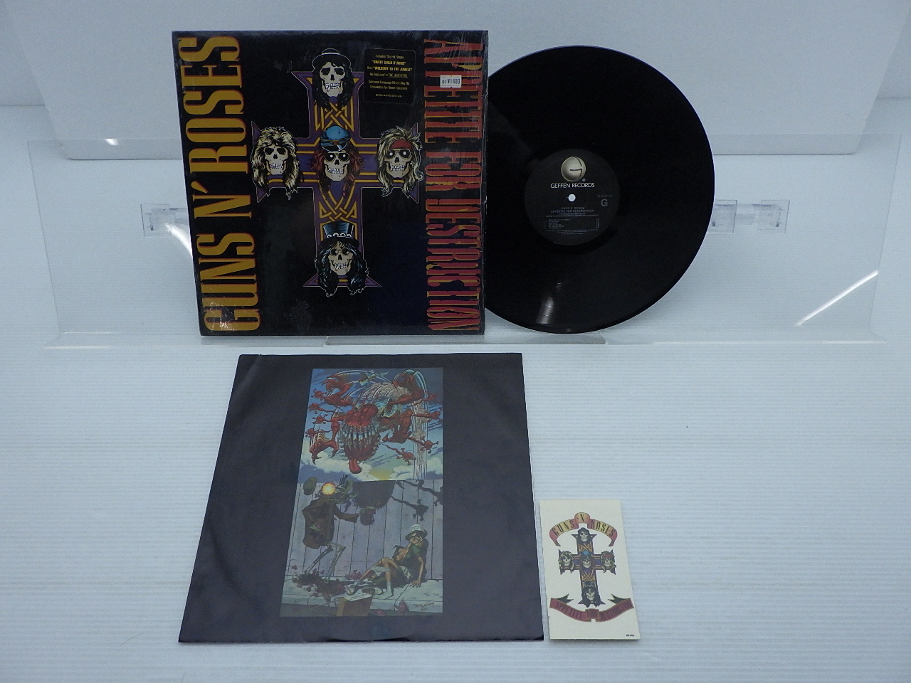 日本代購代標第一品牌【樂淘letao】－Guns N' Roses(ガンズ・アンド・ローゼス)「Appetite For Destruction」LP（12インチ）/Geffen ...