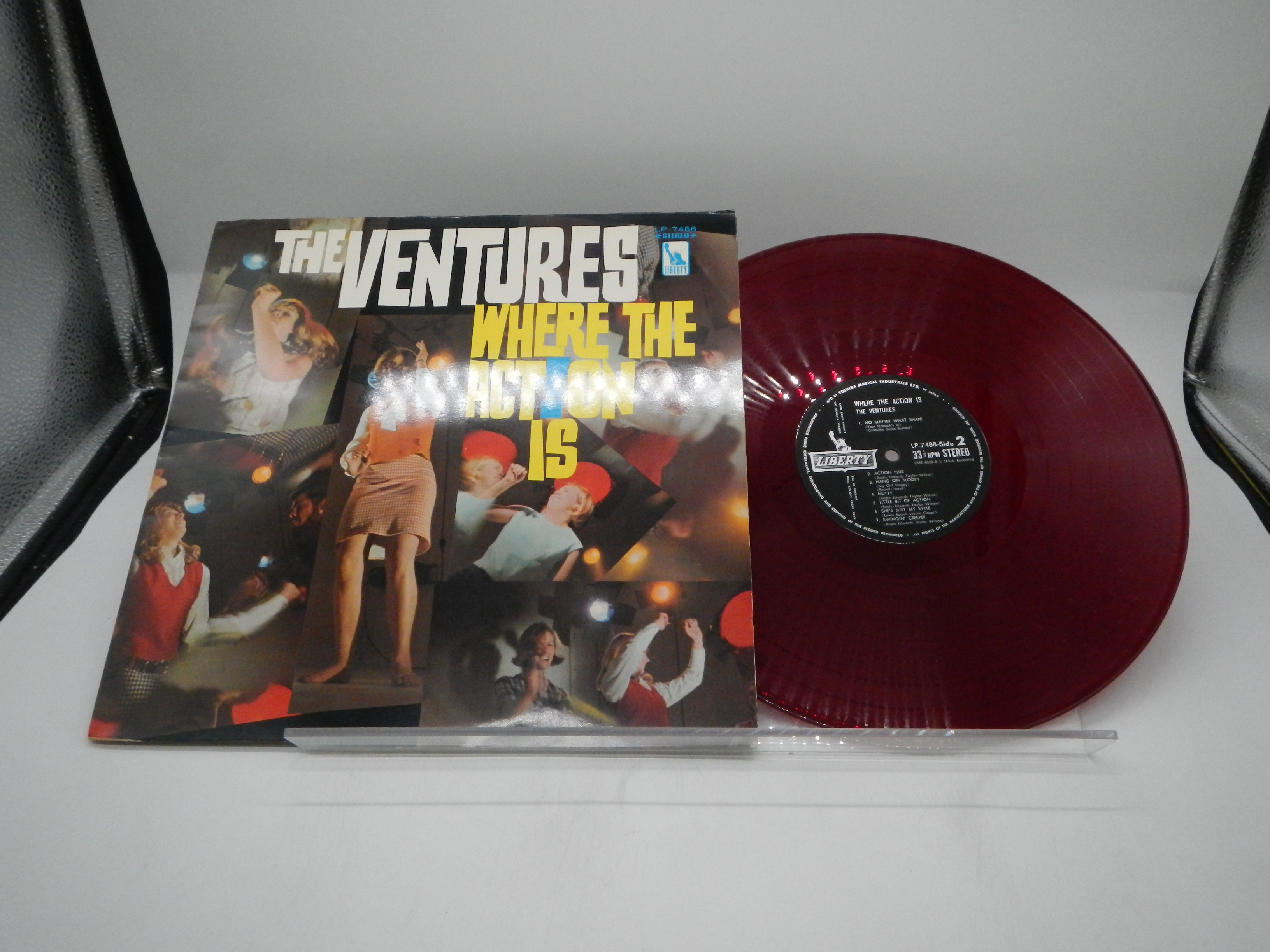 The Ventures ベンチャーズ Where The Action Is LP 12インチ /Liberty LP-7488 /洋楽ロック(中古)のオークション落札情報