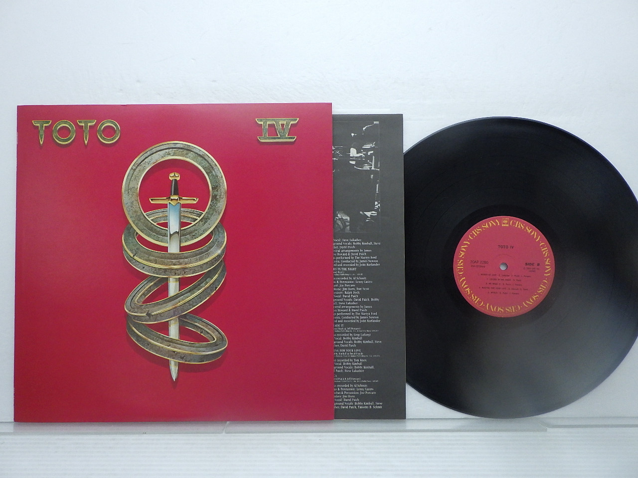 Yahoo!オークション - TOTO「Toto Ⅳ」LP（12インチ）/CBS/SONY(20AP 22...